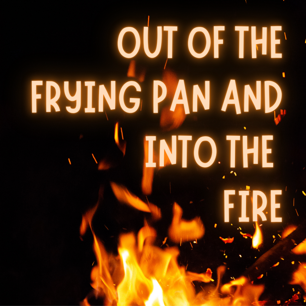 Out Of The Frying Pan And Into The Fire * Amanda Barbe